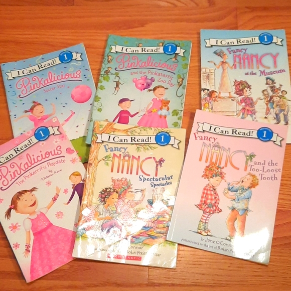 Toys | Fancy Nancy And Pinkalicious Books Level 1 Reader 6 Bundle Lot ...